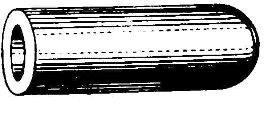 Vacuum Line Plug Rubber 3/8″ Tube Size-Long