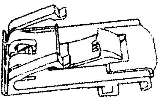 Moulding Clip Belt GM Truck 9mm Hole