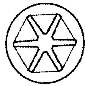 Push Nut 6mm Unthreaded Shaft- 24mm O.D.