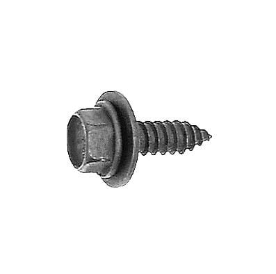Tap Screw Loose 16mm Washer Black 6.3mmx20-10 Hex